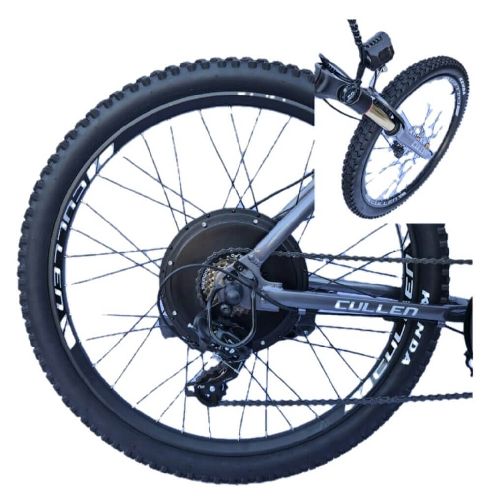 New 2000W 52V 15AH hydraulic Cut Off Brake Lever 27.5x2.1 Rim Cullen ...